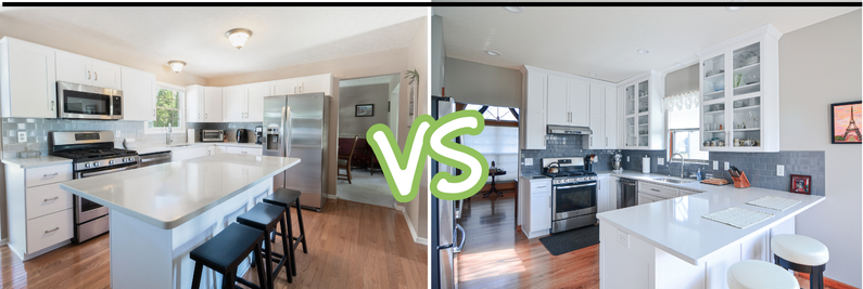 Kitchen Islands vs. Kitchen Peninsulas: What's the Difference and Which ...